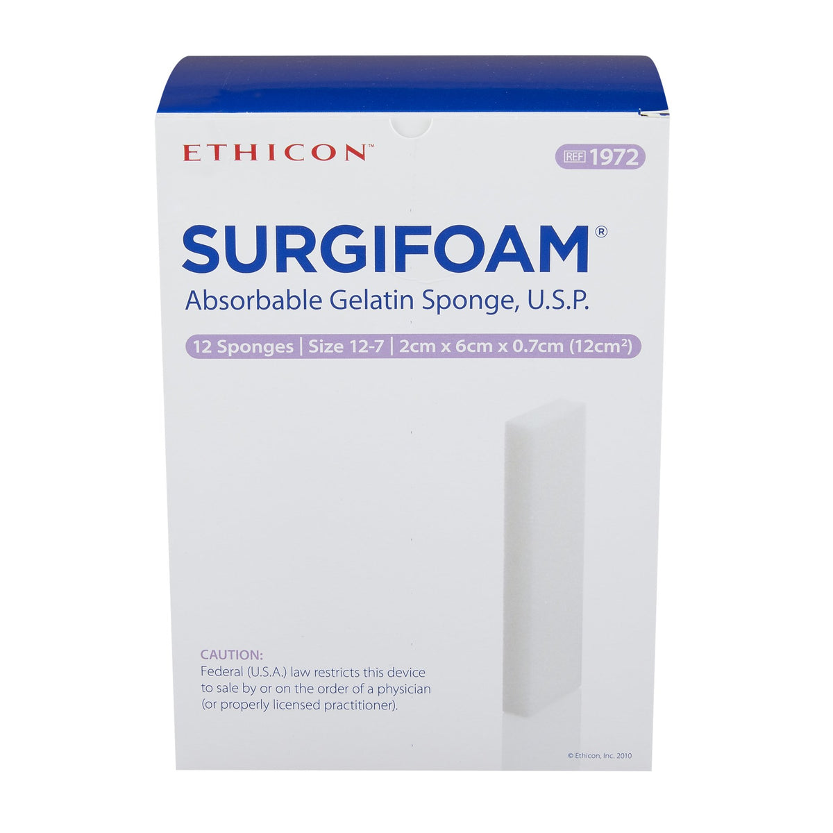SurgiFoam Hemostatic Gelatin Sponge 12/Box #1972 | Class I Dental Supply