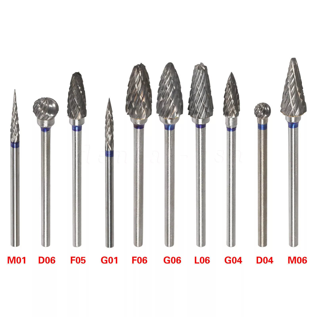 Acrylic Laboratory Denture Burs Carbide Kit 10/Pk Lab Burs – Class I ...
