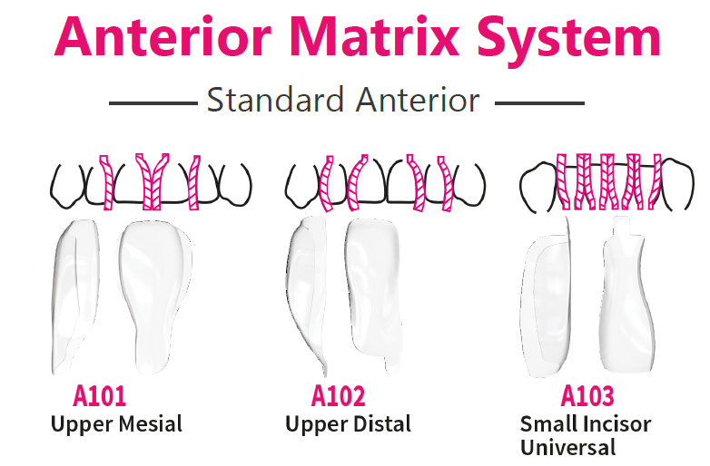 BioClear Anterior Matrix Refill A102-A101-A103 25/Pk | Class I Dental ...