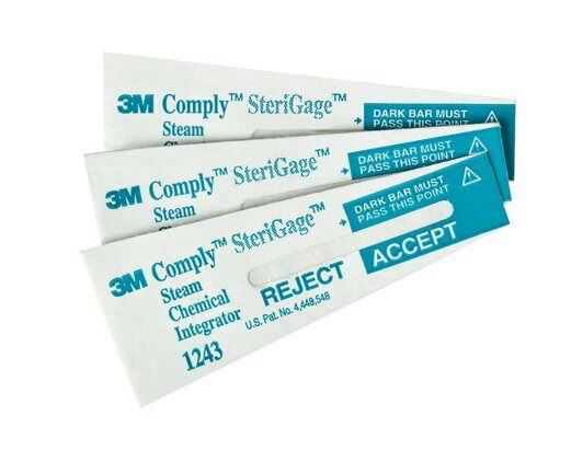 Comply SteriGage Chemical Integrators Class 5 Strips (#1243A) 500/Bag ...